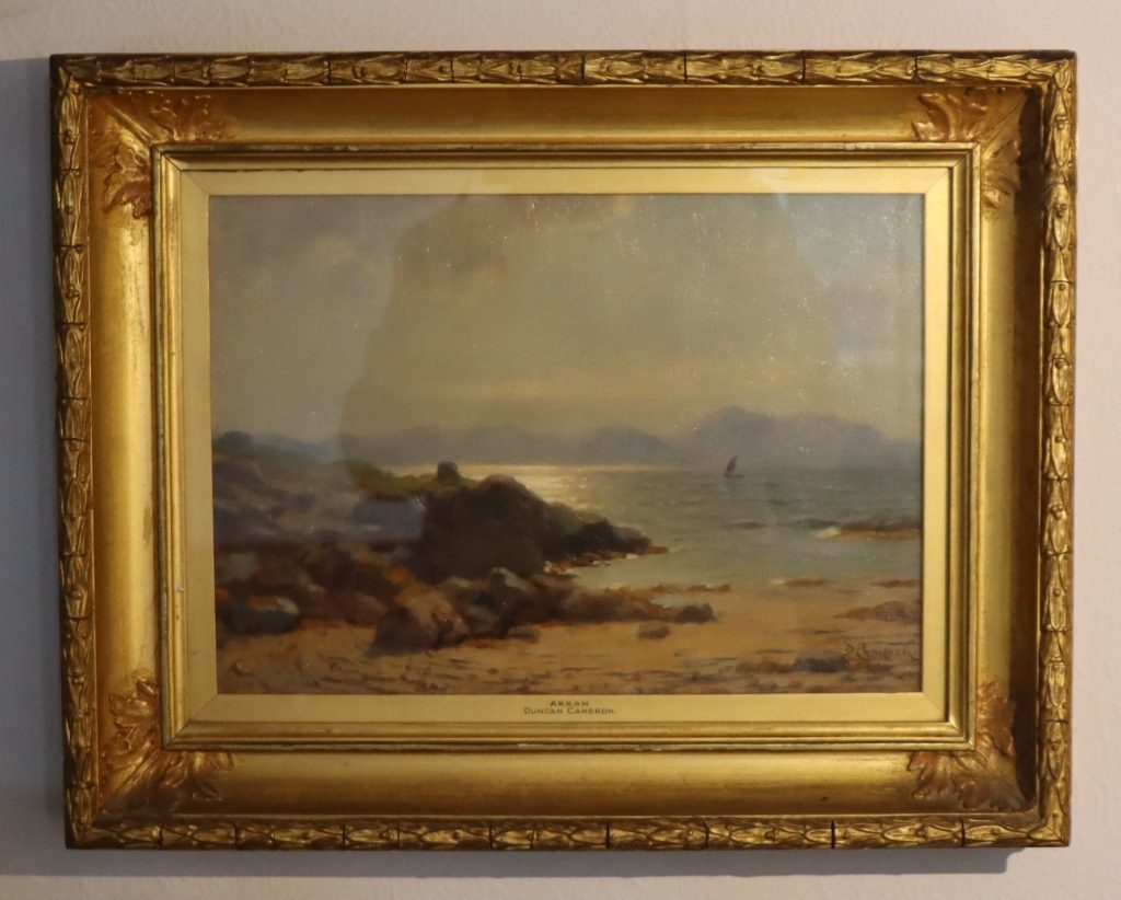 Oil Painting Arran by Duncan Cameron - Frost Books and Artifacts Limited