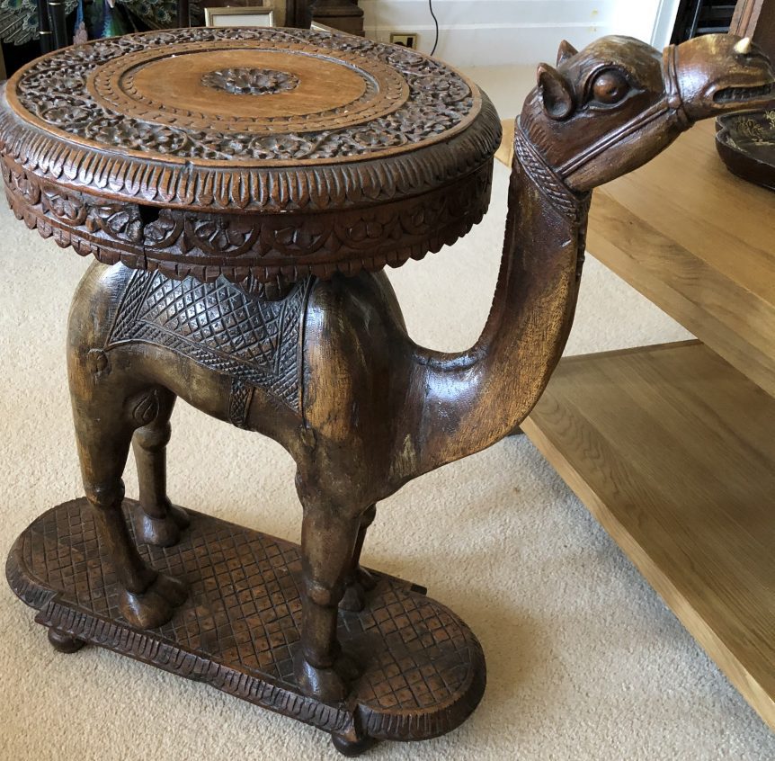 19th Century Anglo-Indian Carved Camel Table - Frost Books and ...