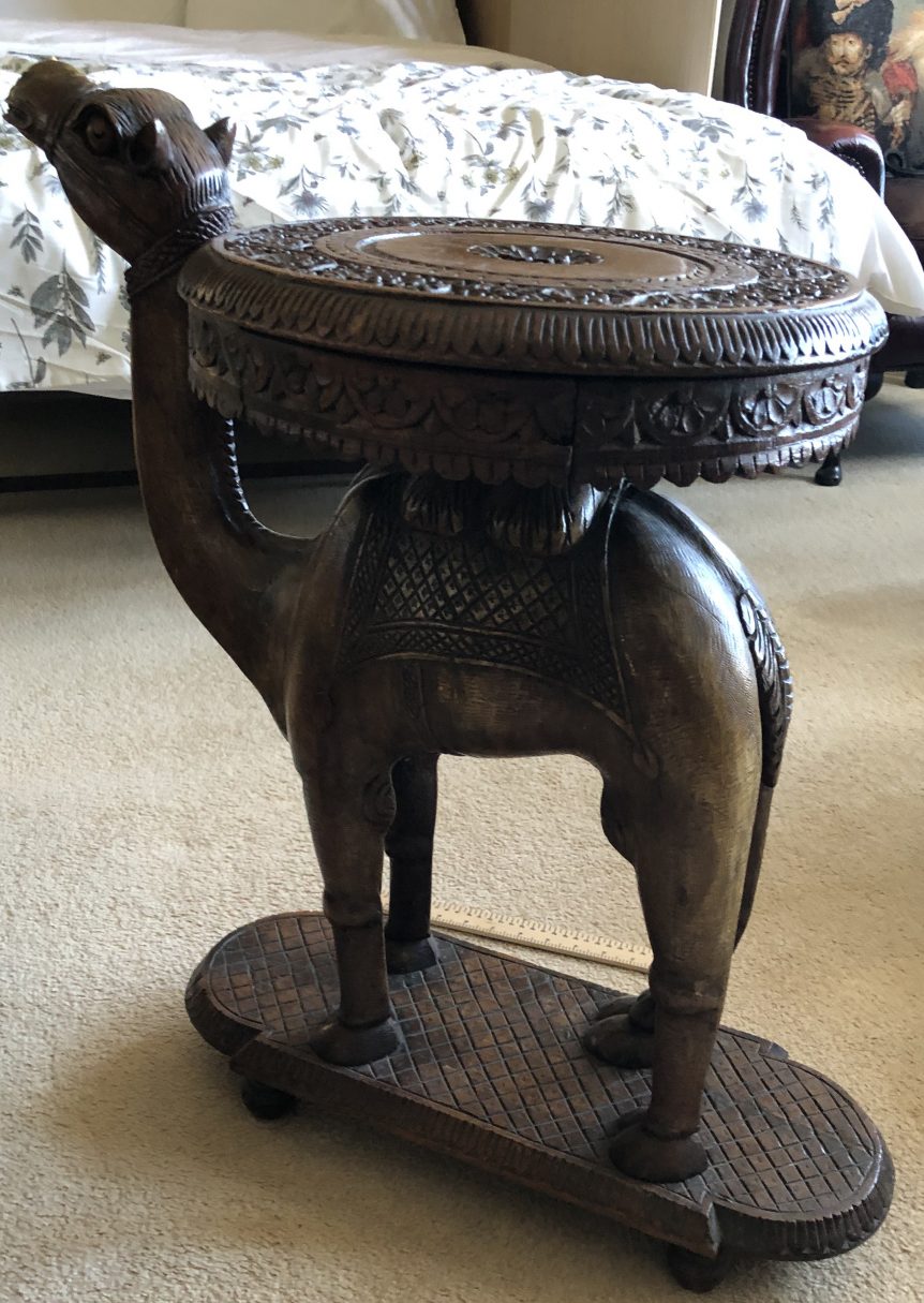 19th Century Anglo-Indian Carved Camel Table - Frost Books and ...