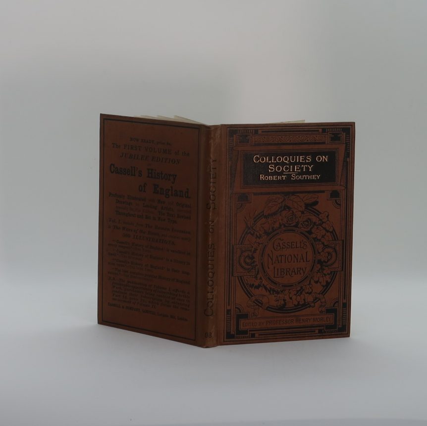 Colloquies on Society. - Frost Books and Artifacts Limited
