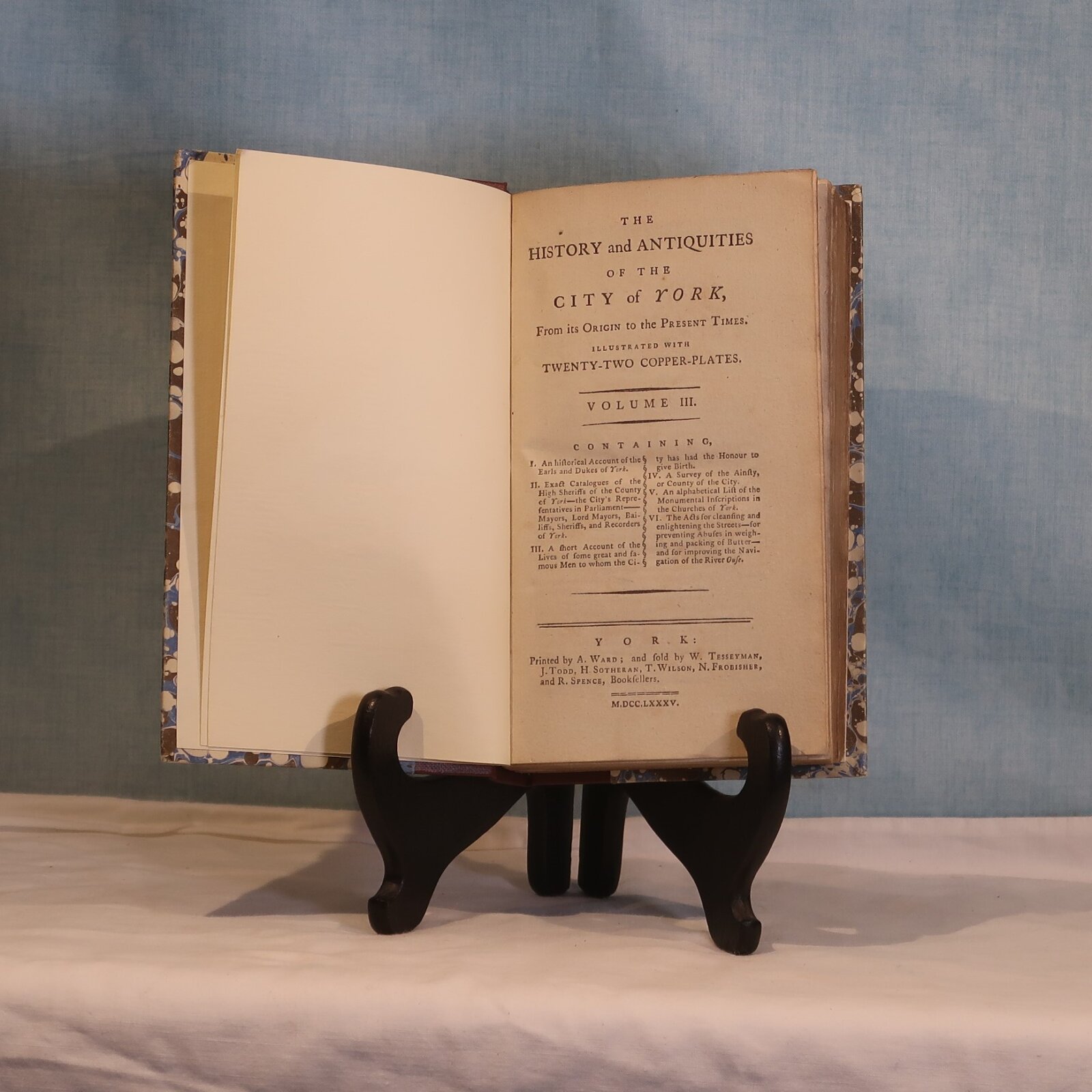 History of York. In Three Volumes.a - Frost Books and Artifacts Limited