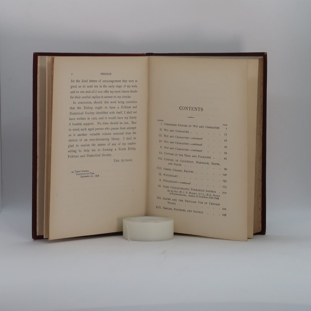 Yorkshire Wit, Character, Folklore and Customs. - Frost Books and ...