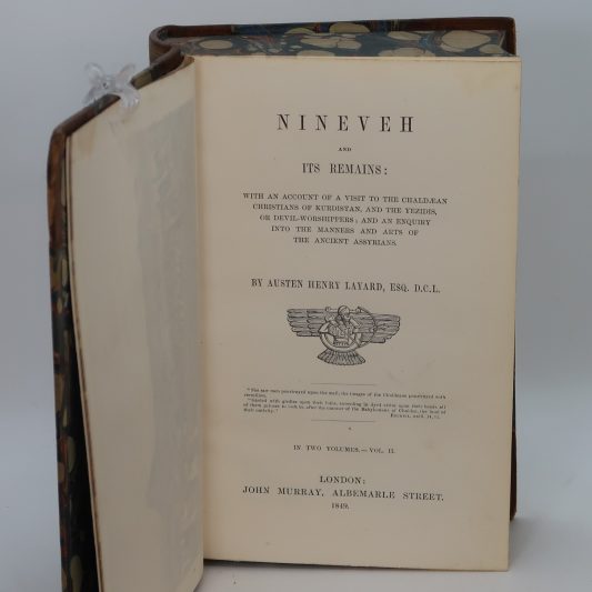 Nineveh and It's Remains. Layard. Volumes I. & II. - Frost Books and ...
