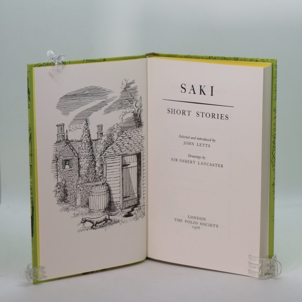 Saki. Short Stories. - Frost Books and Artifacts Limited
