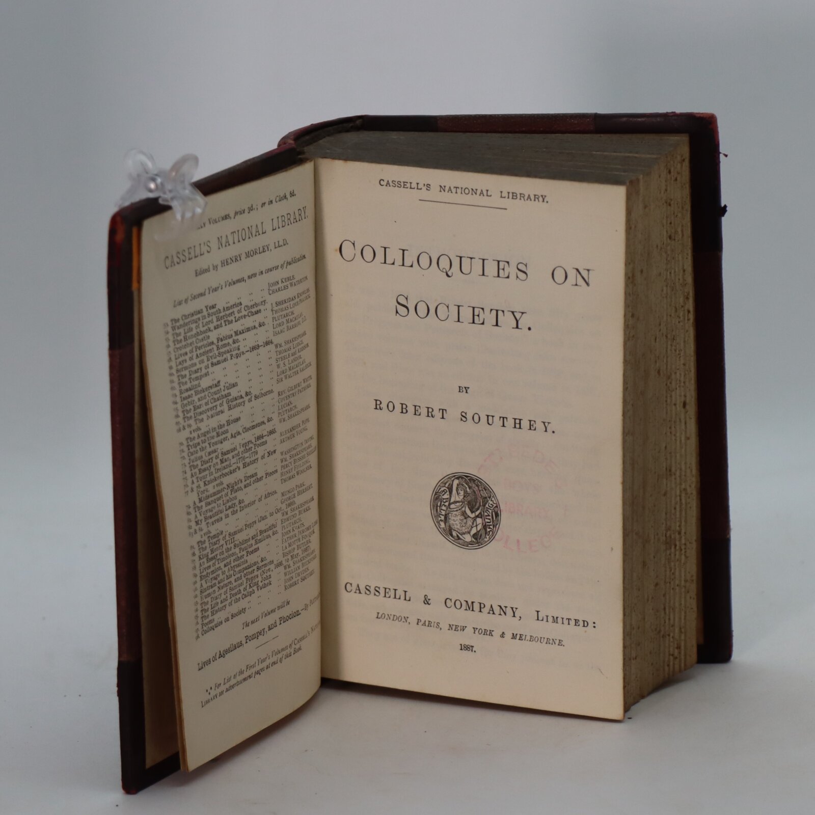 Cassell's National Library . Volumes 4 & 5. - Frost Books and Artifacts ...