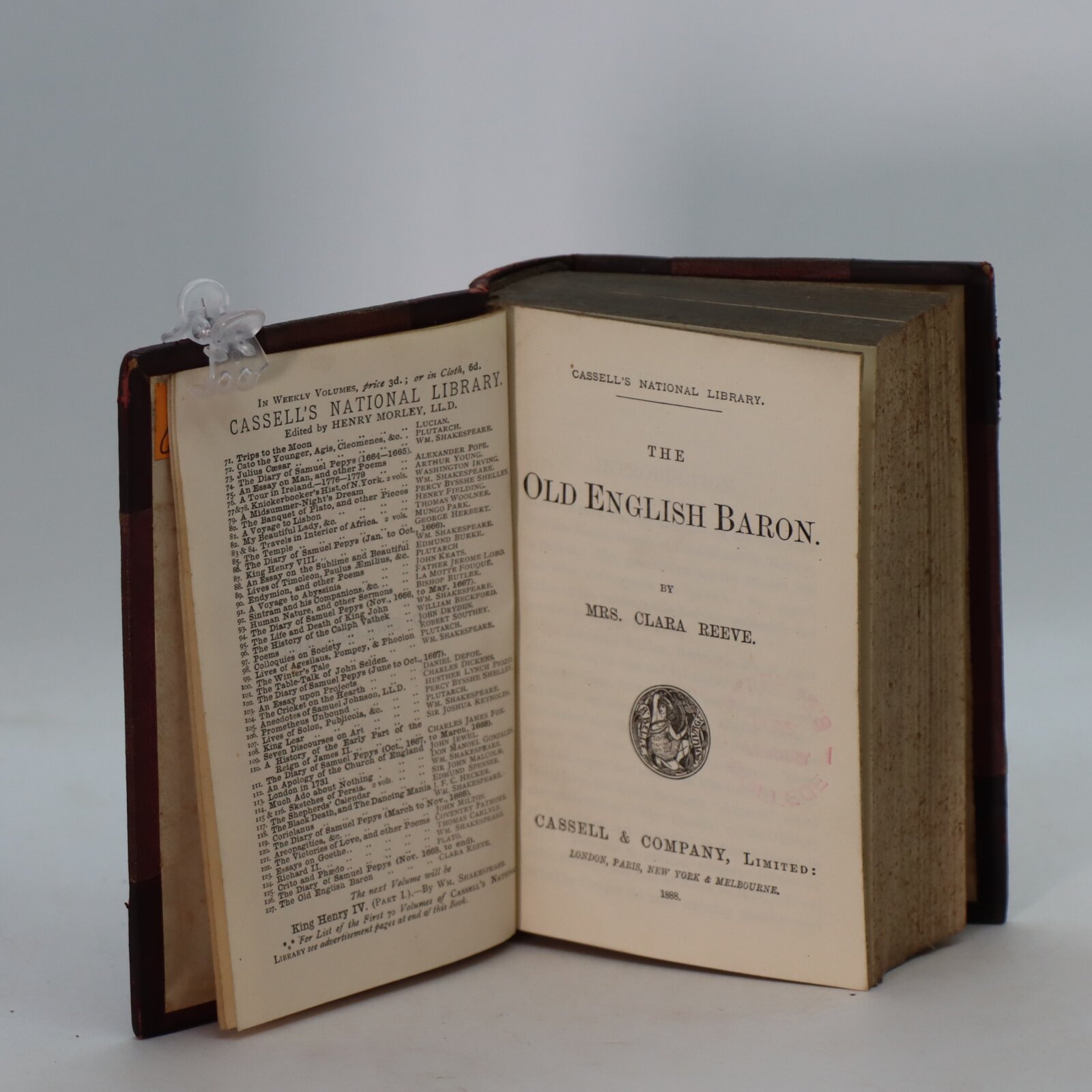 Cassell's National Library . Volumes 4 & 5. - Frost Books and Artifacts ...