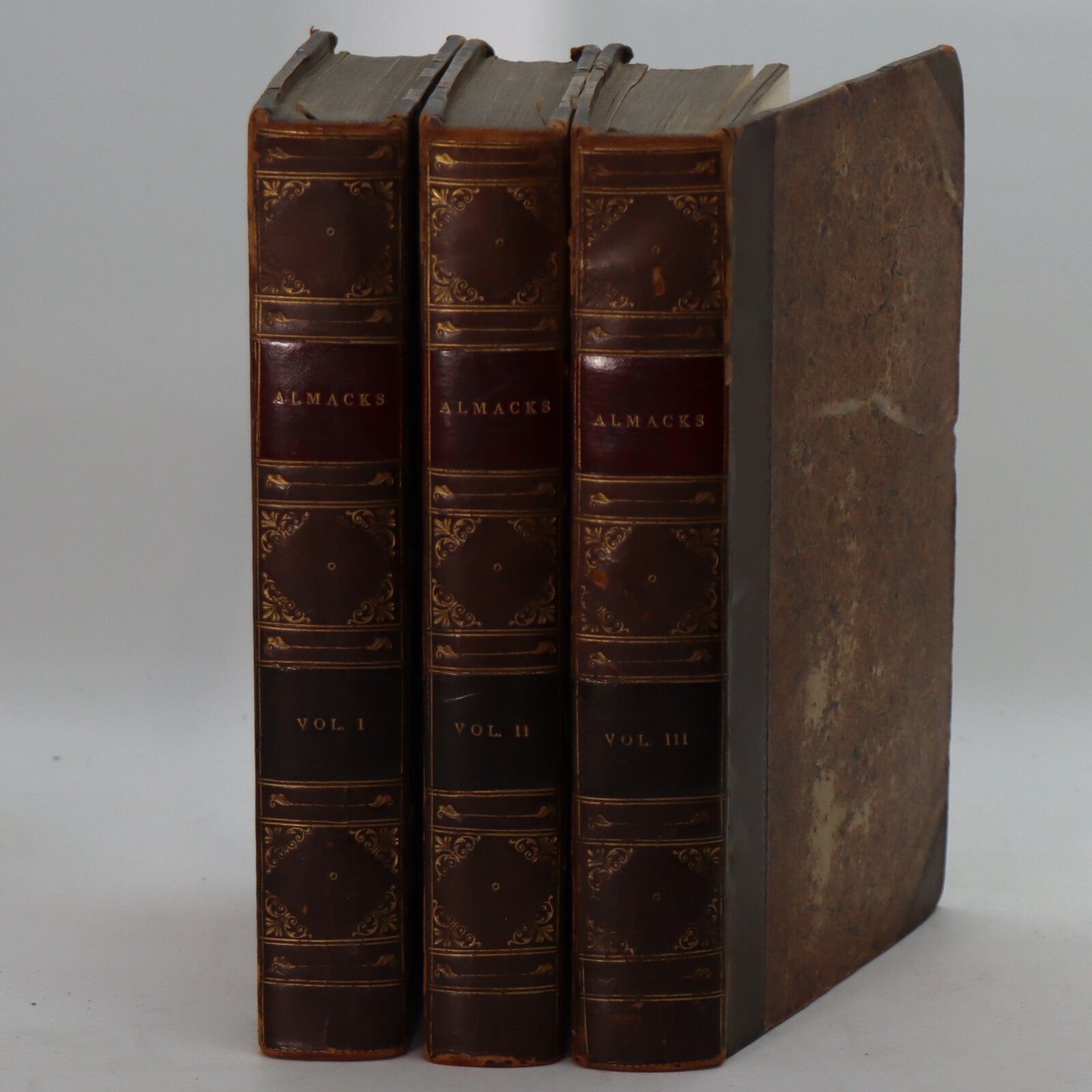 Almack's. Volumes I, II & III. - Frost Books and Artifacts Limited