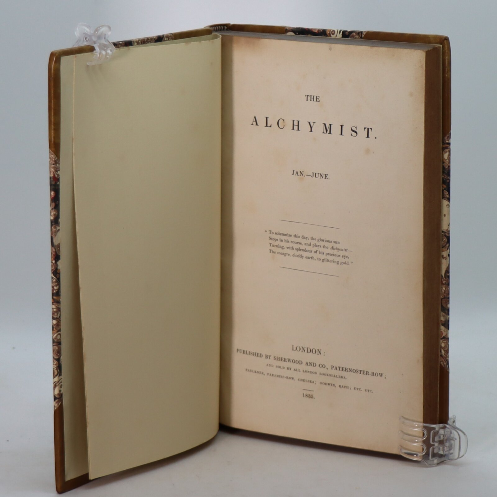 The Alchymist. - Frost Books and Artifacts Limited