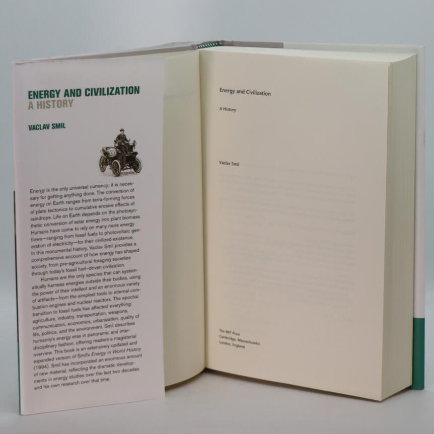 Energy and Civilization. A History. - Frost Books and Artifacts Limited