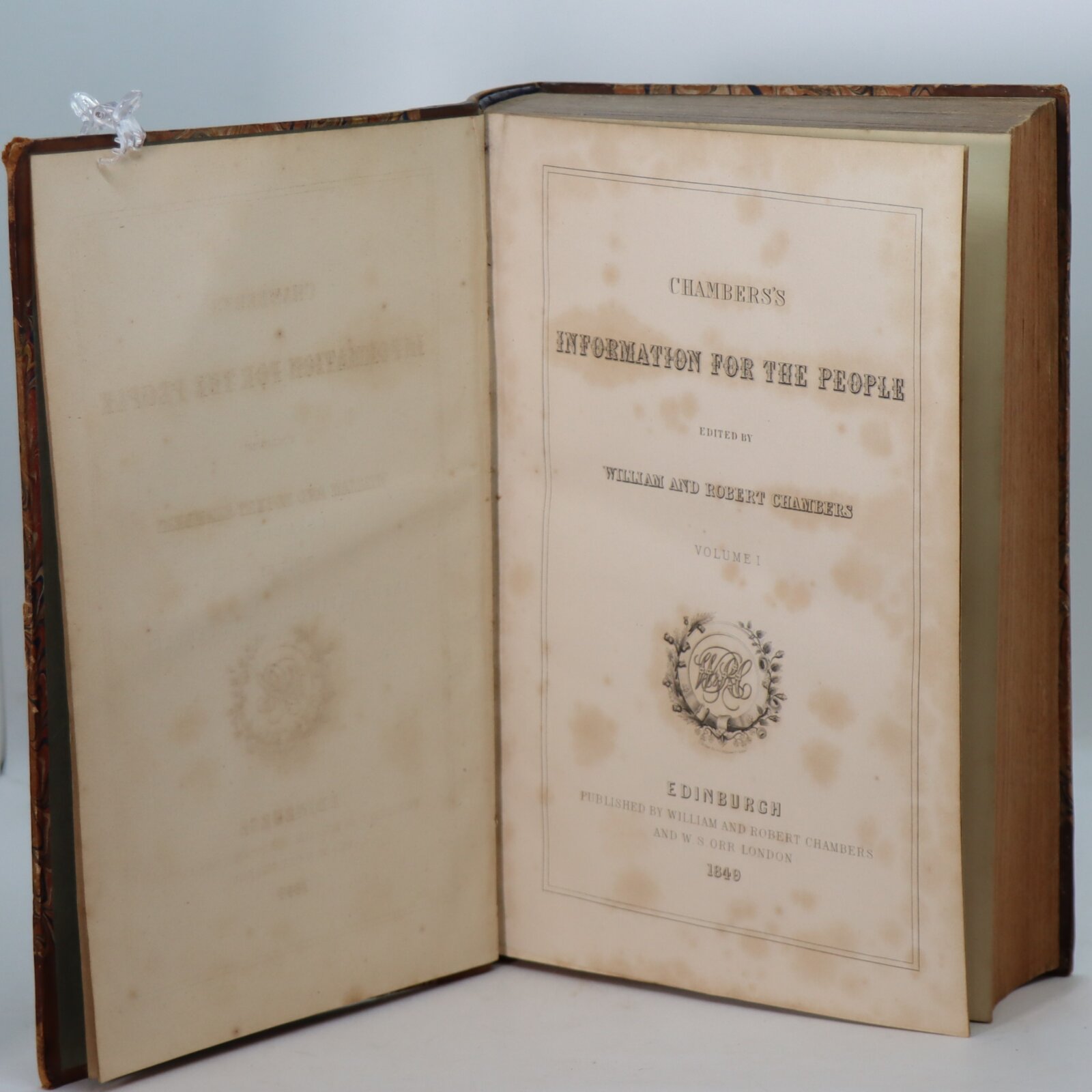 Chamber's Information. Volumes I & II. - Frost Books and Artifacts Limited