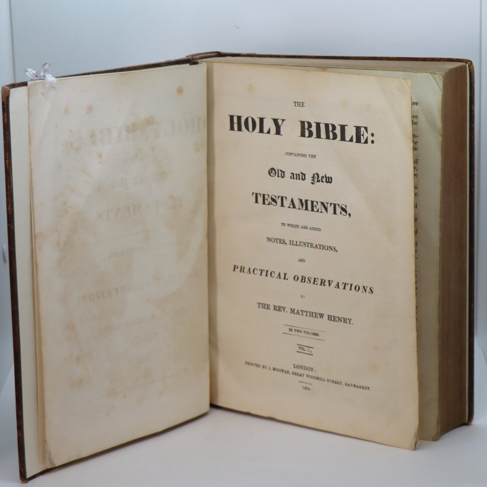 The Holy Bible. Volume II. - Frost Books and Artifacts Limited