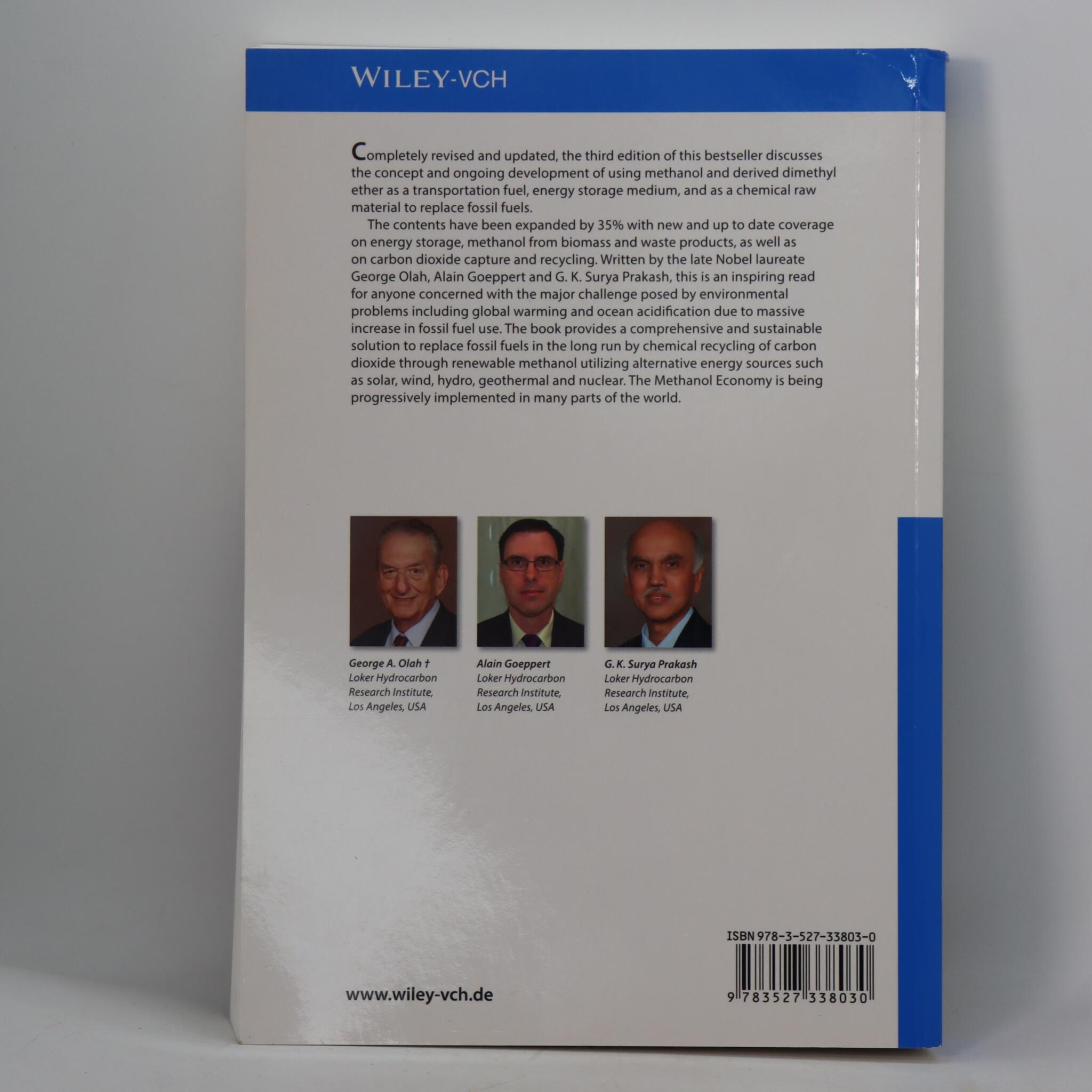 Beyond Oil and Gas. The Methanol Economy. - Frost Books and Artifacts ...