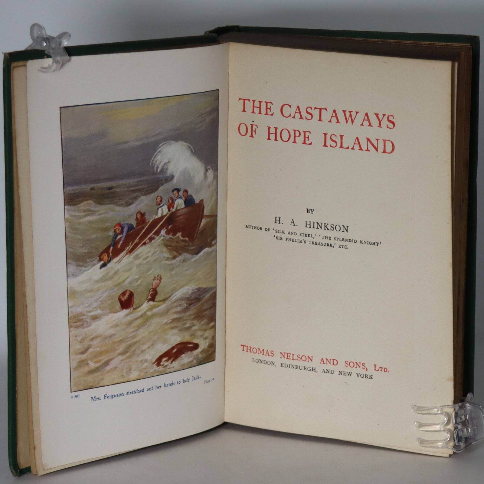 The Castaways of Hope Island. - Frost Books and Artifacts Limited