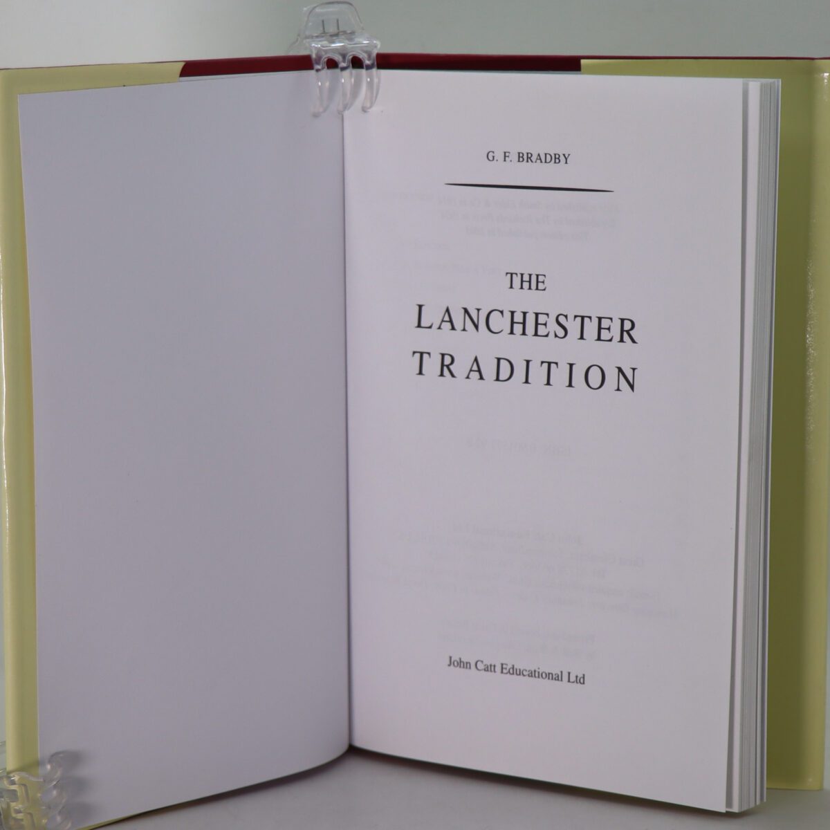 The Lanchester Tradition. - Frost Books and Artifacts Limited
