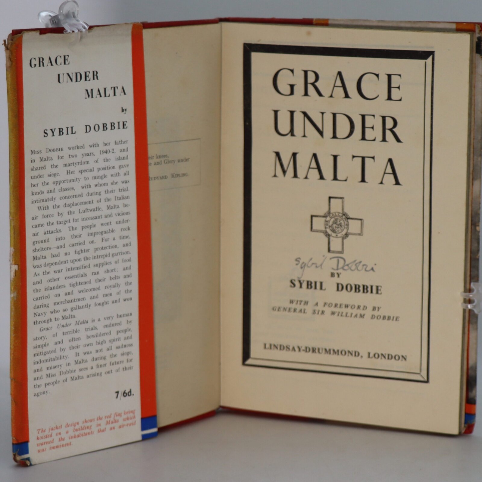 Grace Under Malta. - Frost Books and Artifacts Limited