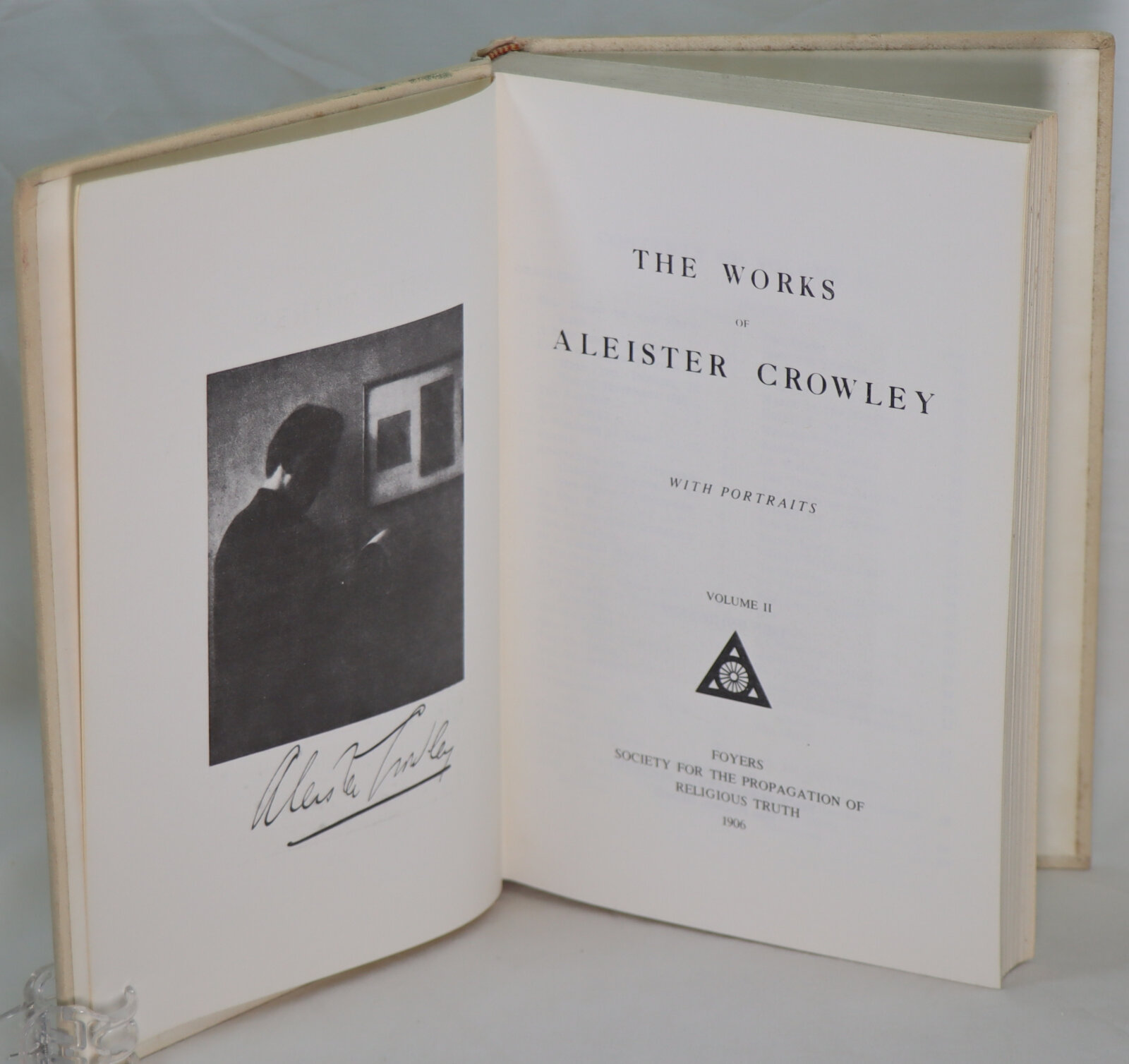 The Works of Aleister Crowley. Volumes I,II & III. - Frost Books and ...