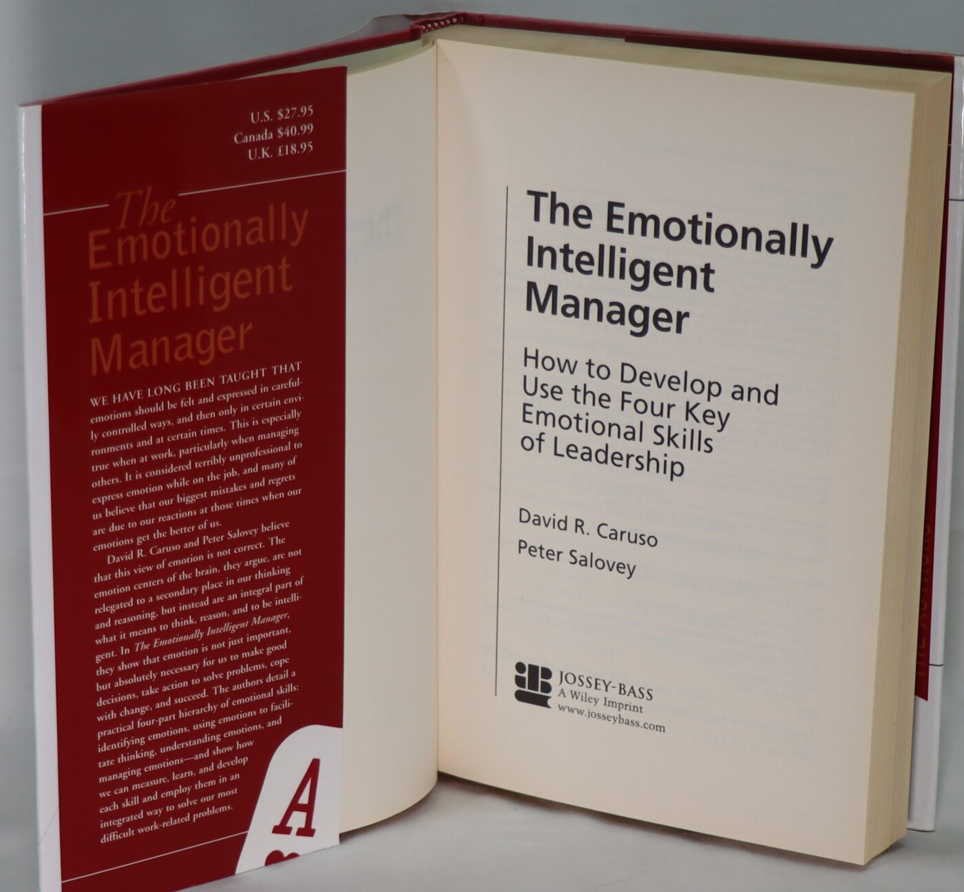 The Emotionally Intelligent Manager. - Frost Books and Artifacts Limited